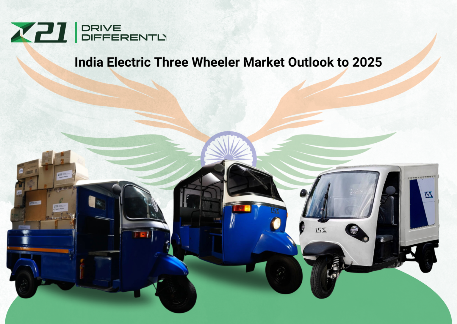 India Electric Three Wheeler Market Outlook to 2025 – Growth & Trends